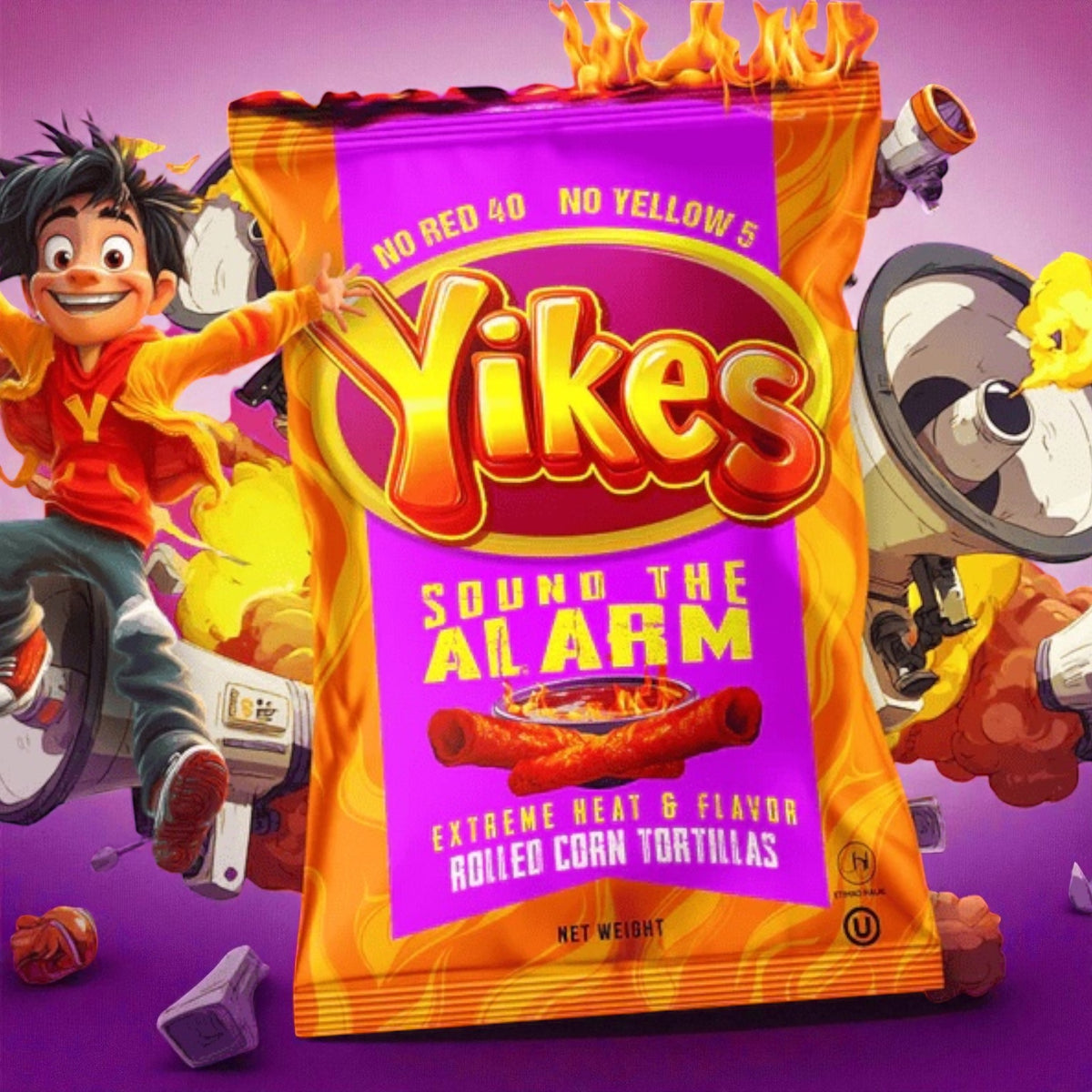 Yikes Rolled Tortillas Sound The Alarm – Le Shack à Snack