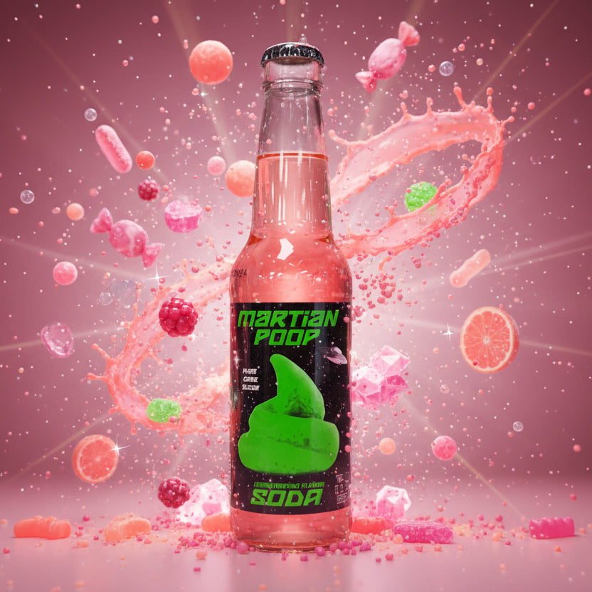 Rocket fizz martian poop soda – Le Shack à Snack