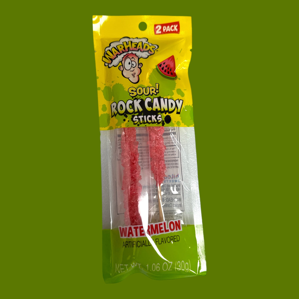Warheads Sour Watermelon Rock Candy – Le Shack à Snack