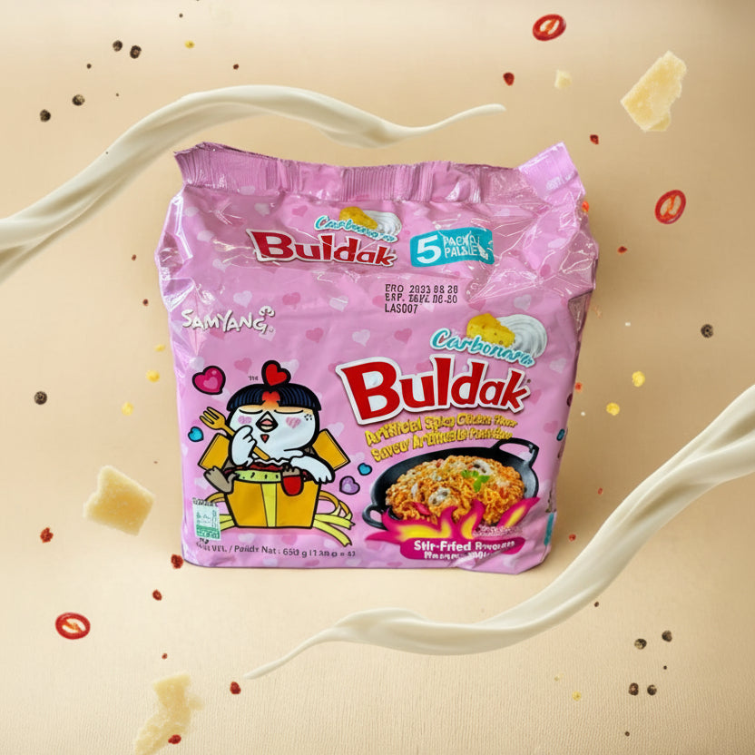 Buldak Carbonara (5 pack) – Le Shack à Snack