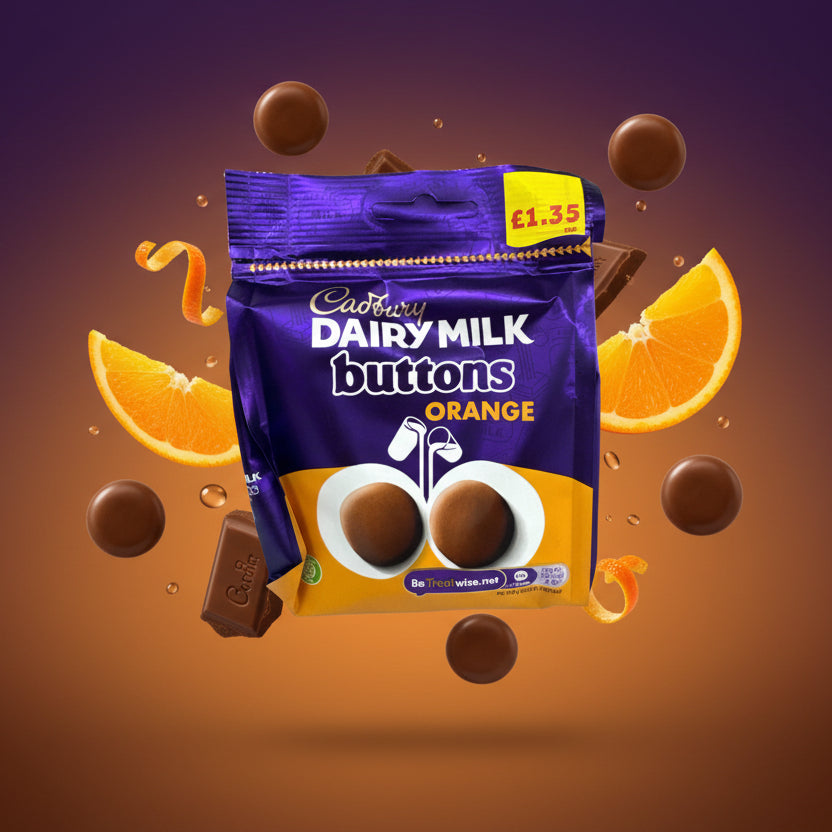 Cadbury Dairy Milk buttons orange – Le Shack à Snack