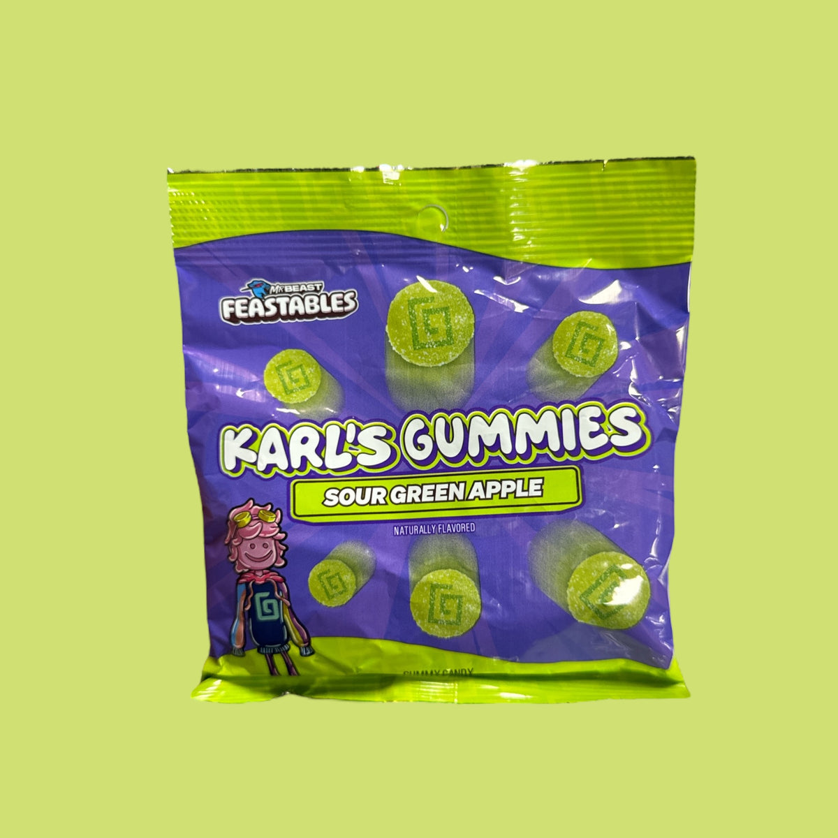Feastables Karl gummies green apple – Le Shack à Snack
