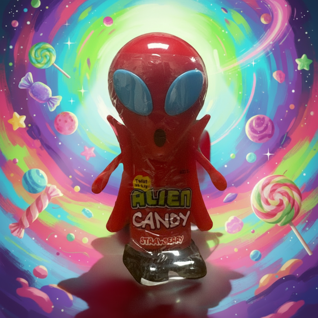 Alien candy twist and lick – Le Shack à Snack