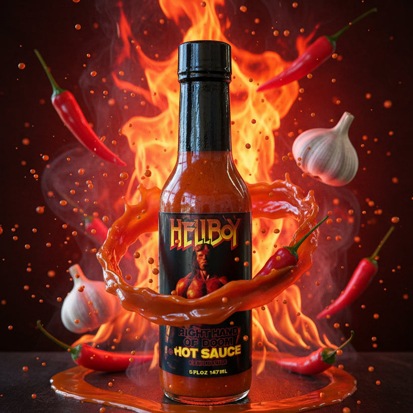 Hellboy right hand of doom hot sauce – Le Shack à Snack