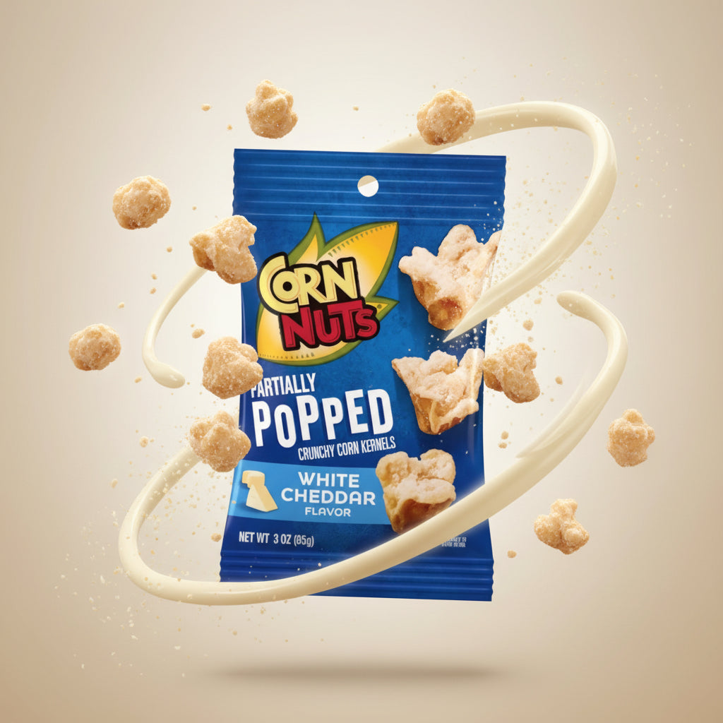 Corn Nuts Partially Popped White Cheddar – Le Shack à Snack