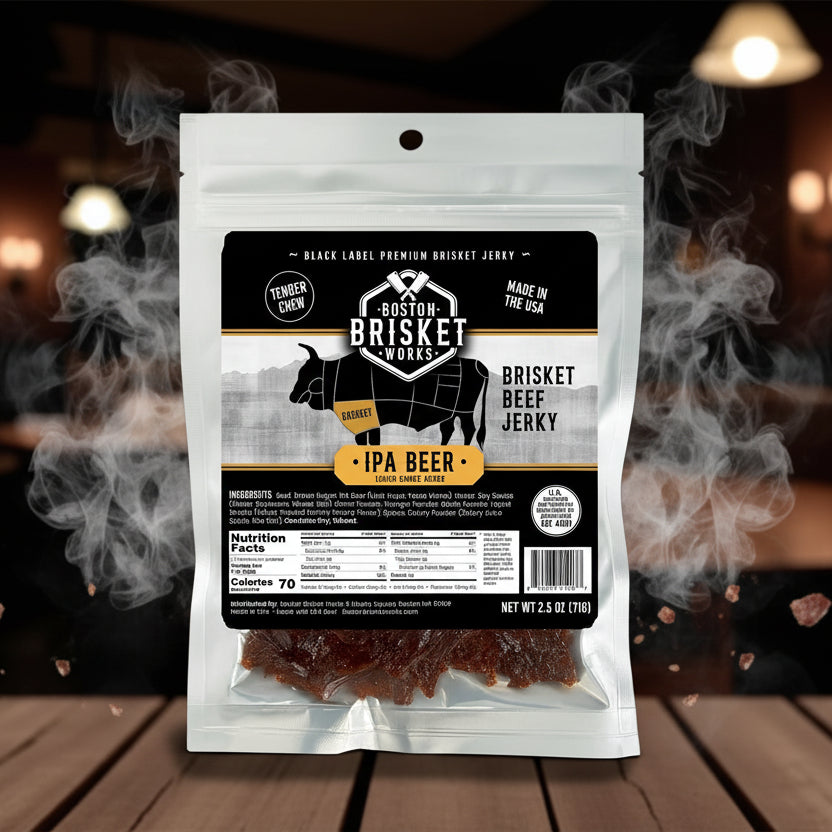Boston Brisket Works Beef Brisket IPA Beer Jerky – Le Shack à Snack