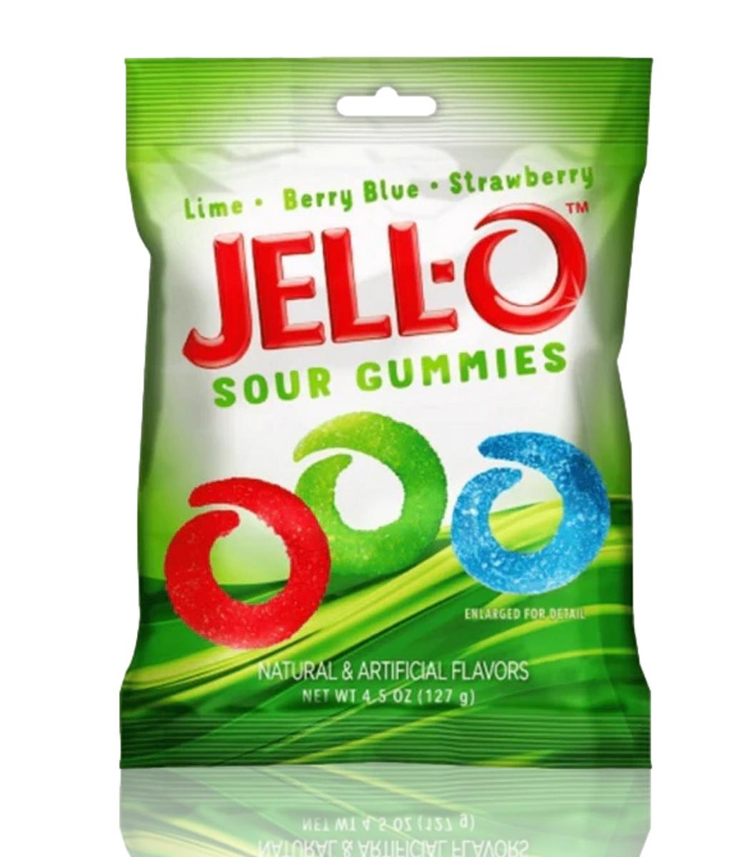 Jell-o sour gummies – Le Shack à Snack