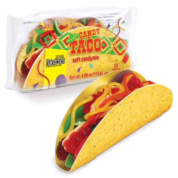 Tacos en bonbons Raindrops – Le Shack à Snack