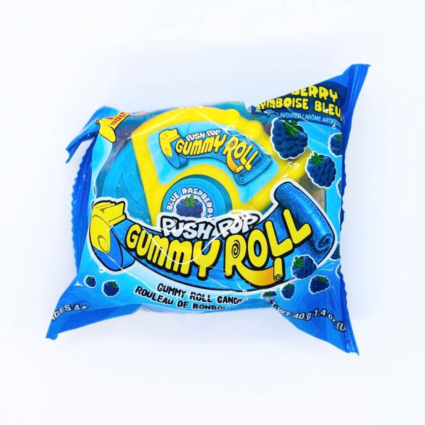 Push Pop Gummy Roll Blue Rasberry – Le Shack à Snack